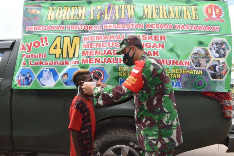 Korem 174/Anim Ti Waninggap Terus Lakukan Sosialisasi Pencegahan Covid ...