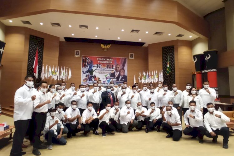 Resmi Dilantik, Pengurus KONI Merauke Siap Dukung dan Sukseskan PON XX ... Resmi Dilantik, Pengurus KONI Merauke Siap Dukung dan Sukseskan PON XX ...