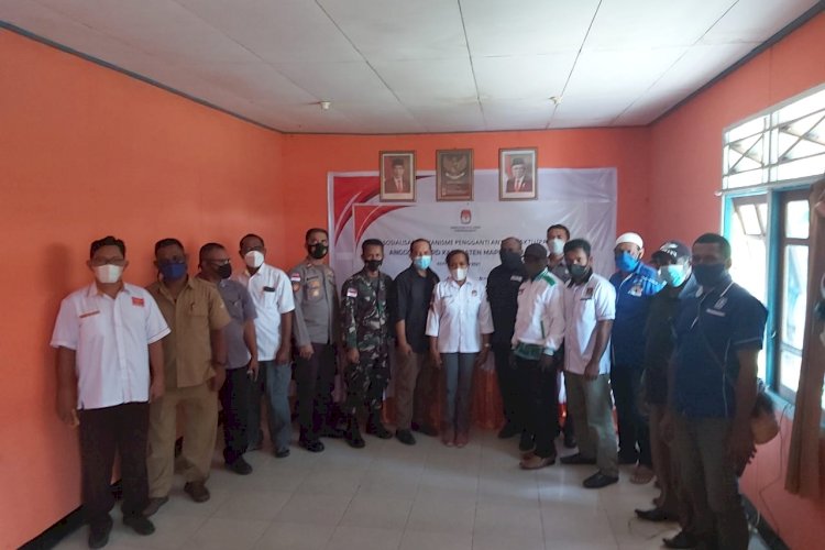 KPU Mappi Sosialisasi Mekanisme Pengganti Antar Waktu /PAW Anggota DPRD Kabupaten Mappi 2021 ...