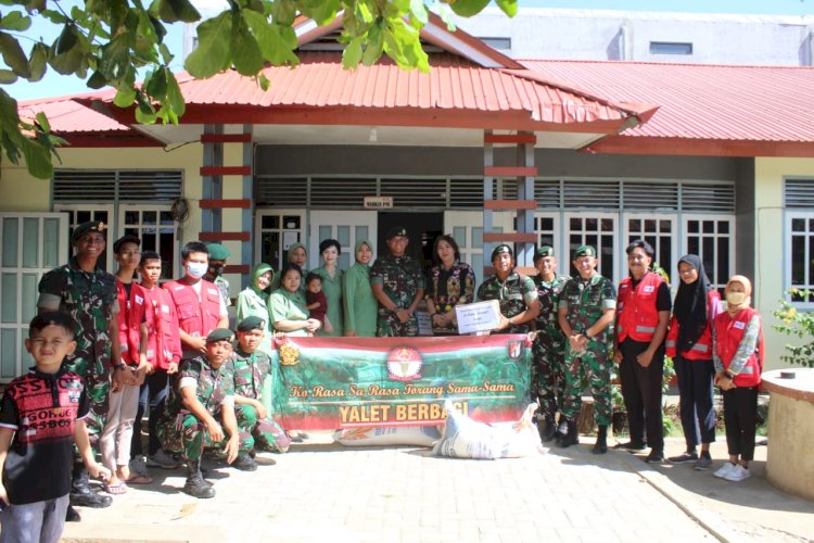 Wujud Kepedulian Yonif Raider 755/Yalet Dalam Membantu Korban Bencana ...