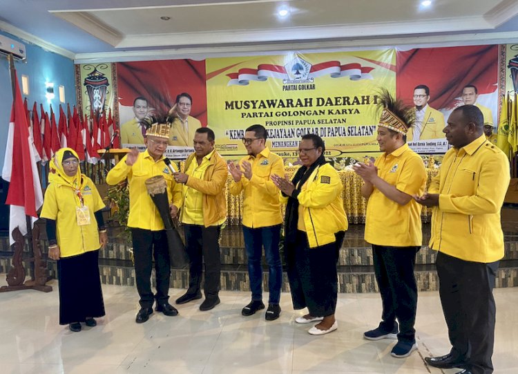 Musda Partai Golkar Papua Selatan, Yusak Yaluwo Terpilih Sebagai Ketua ... Musda Partai Golkar Papua Selatan, Yusak Yaluwo Terpilih Sebagai Ketua ...
