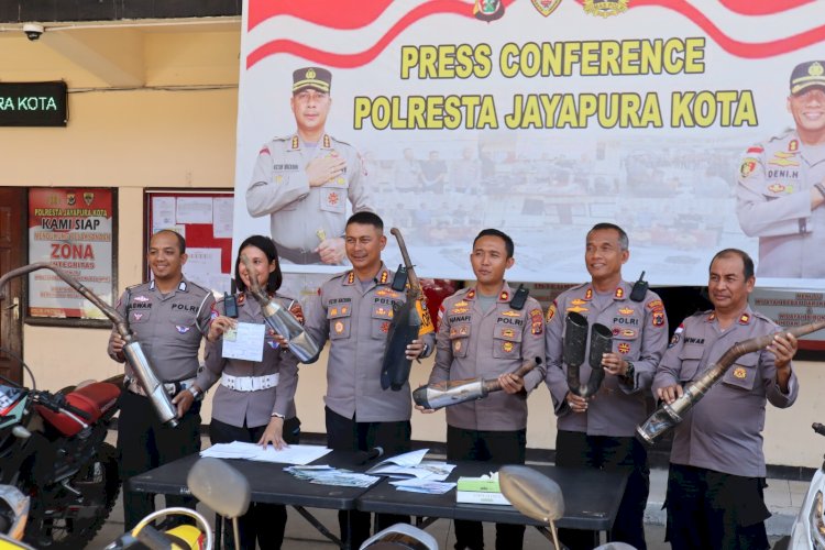 Ini Hasil Operasi Zebra Cartenz 2023 Polresta Jayapura Kota - RMOLPAPUA.ID