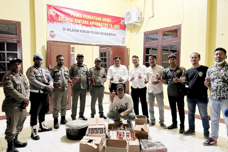 Aduan Masyarakat Meningkat, Polres Boven Digoel Bersama Satpol PP Tertibkan Penjual Miras ...
