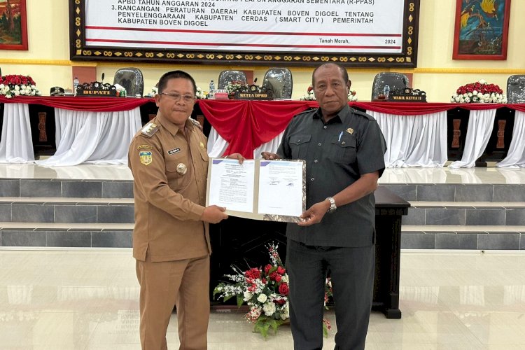 Plt. Bupati Boven Digoel Setujui Rancangan Perubahan KUA dan PPAS 2024 ... Plt. Bupati Boven Digoel Setujui Rancangan Perubahan KUA dan PPAS 2024 ...