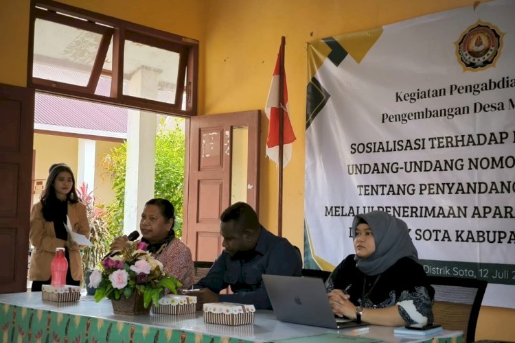 Sosialisasi UU Penyandang Disabilitas di Distrik Sota, Dorong Kesetaraan Hak - RMOLPAPUA.ID