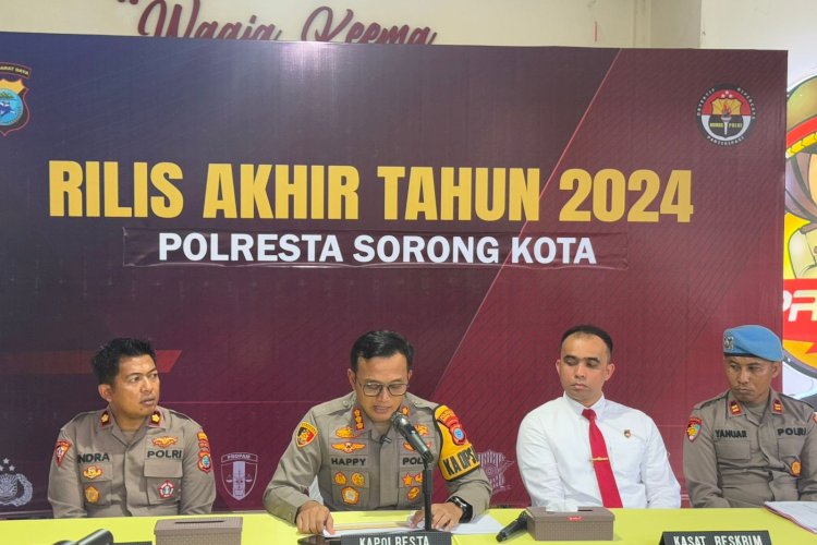 Polresta Sorong Kota Selesaikan Ratusan Perkara Melalui Restorative Justice - RMOLPAPUA.ID