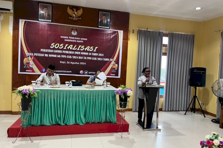 KPU Kabupaten Mappi Sosialisasikan Aturan Baru demi Pilkada yang Lebih Transparan - RMOLPAPUA.ID