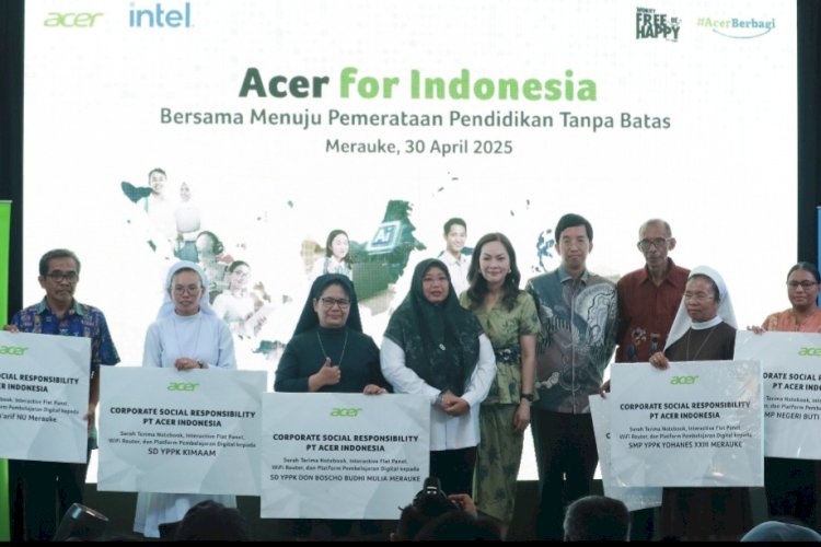 Acer Perkuat Transformasi Pendidikan Digital di Merauke Lewat Donasi dan Peluncuran Platform ...