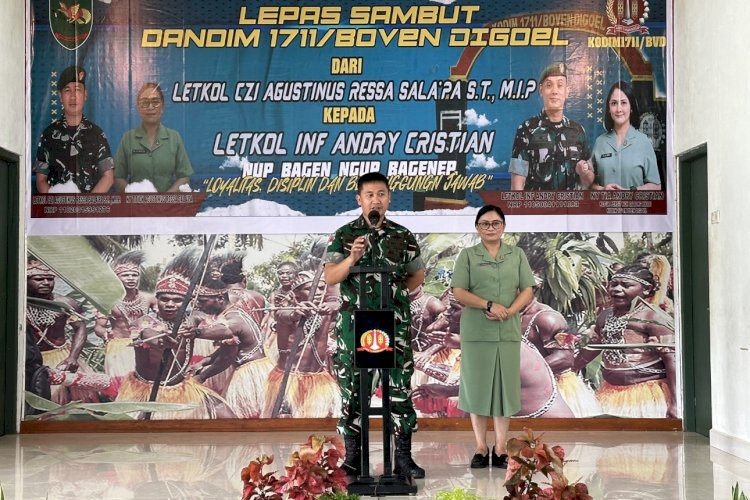 Lepas Sambut Dandim 1711/BVD, Letkol Czi Agustinus Sampaikan Pesan ...
